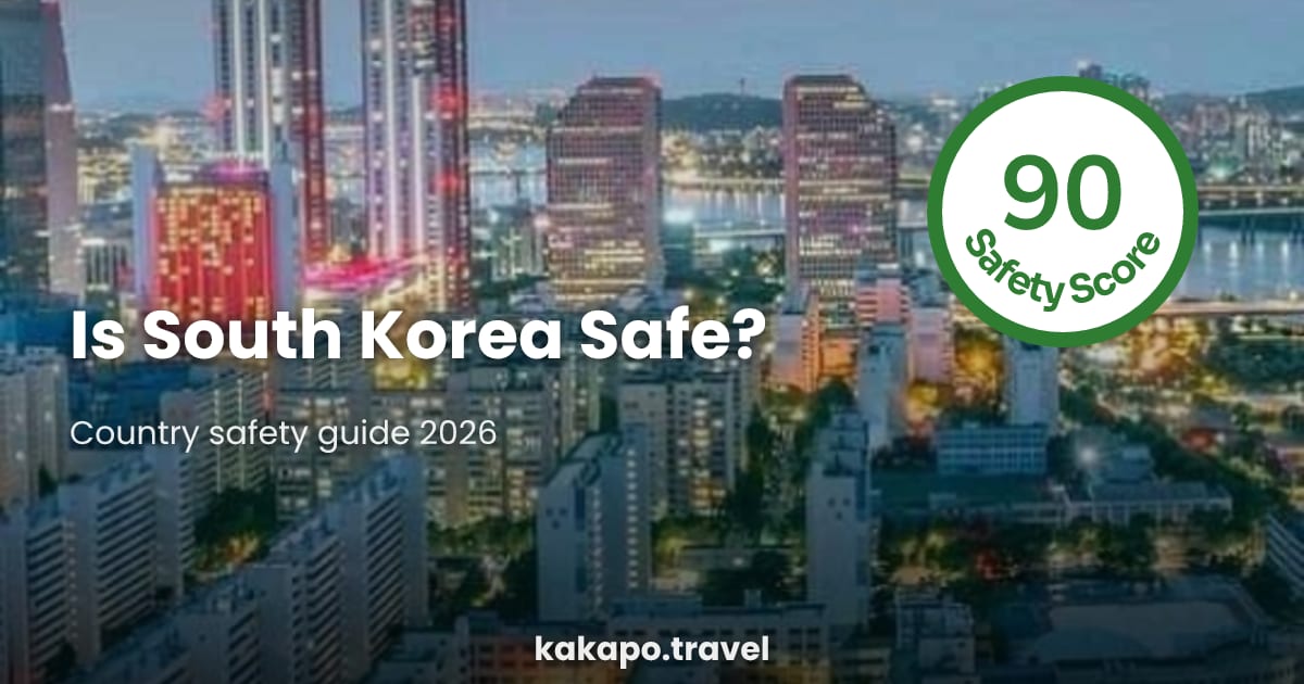 Is S. Korea Safe in 2026? Travel Safety Guide