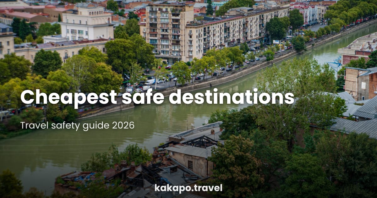 Cheapest Safe Destinations 2026: 18 Budget Cities Ranked ...