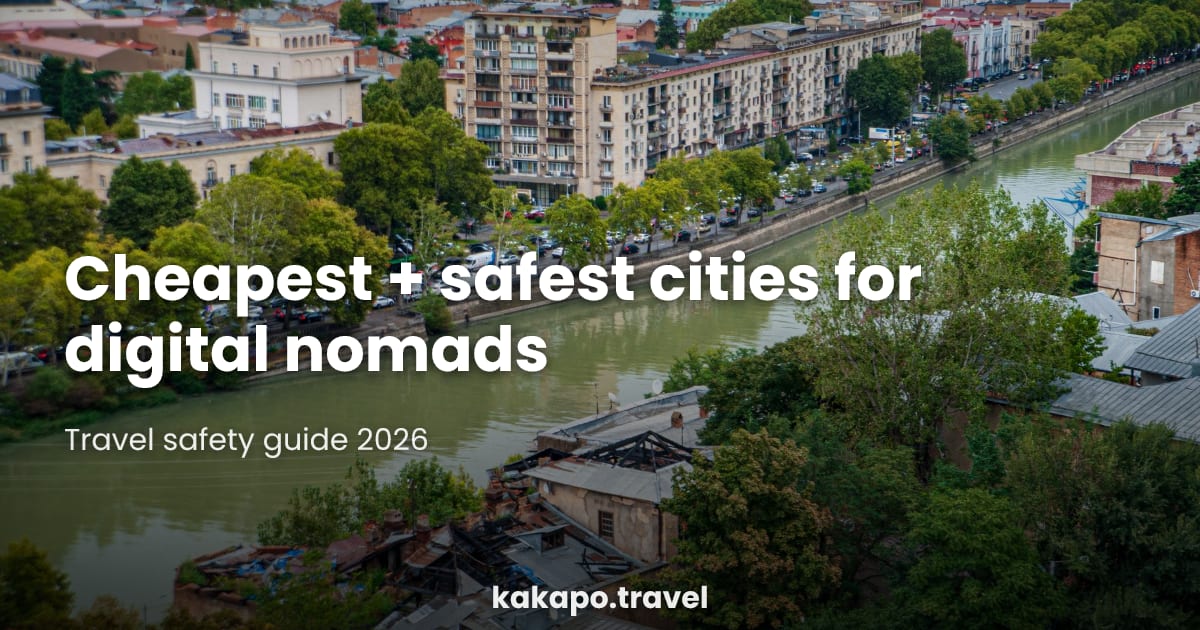 Cheapest and Safest Cities for Digital Nomads in 2026: 14...