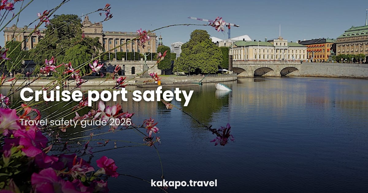 Safest Cruise Ports 2026: 15 Destinations Ranked