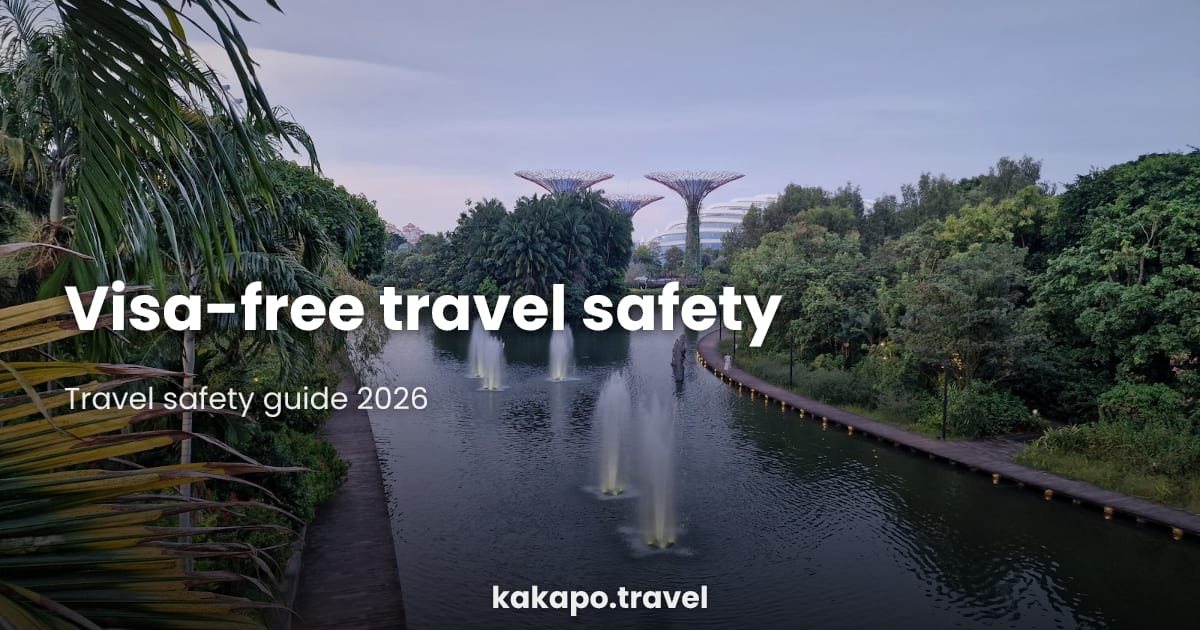 Safest Visa-Free Destinations 2026: 18 Countries Ranked